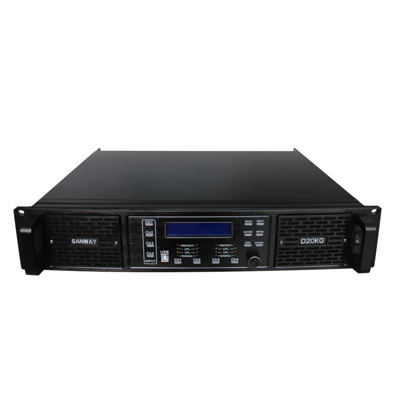 D20KQ 4 Channel Class D Digital DSP Amplifier 16000W for Subwoofer - Buy 4 channel class d ...